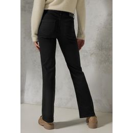 Bootcut-Jeans Cecil Gr. 27, Länge 30, schwarz Damen Jeans 5-Pocket-Style