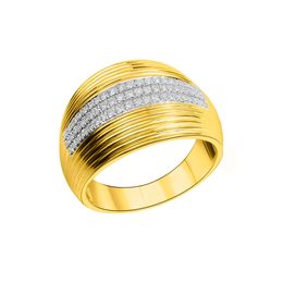 Fingerring Lady Fingerringe Gr. 16, Metall-Gold, goldfarben (gelbgold 585) Damen