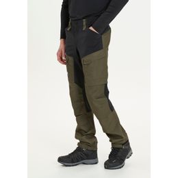 Cargohose WHISTLER "ROMNING M" Gr. S, US-Größen, schwarz (olivgrün, schwarz), Herren, 65% Polyester, 35% Baumwolle, mehrfarbig, Hosen, mit atmungsaktiver Eigenschaft