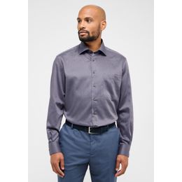 Langarmhemd Eterna "COMFORT FIT" Gr. 42, Extra verlängerter Arm, blau (rauchblau) Herren Hemden