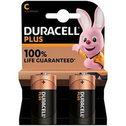 2 Duracell Batterien PLUS Baby C 1,5 V