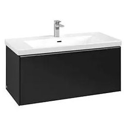 Villeroy & Boch Villeroy und Boch Subway 3.0 Waschtisch-Unterschrank C56900VL 97,3x42,9x47,8cm, ohne LED/Griff Aluminium glänzend, volcano black