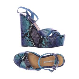 Buffalo London Damen Sandale, blau, Gr. 39