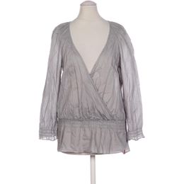 EDC by Esprit Damen Bluse, grau, Gr. 34