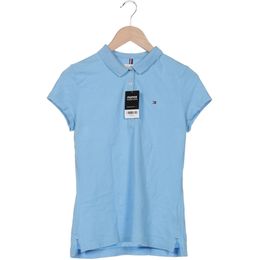 Tommy Hilfiger Damen Poloshirt, hellblau, Gr. 42