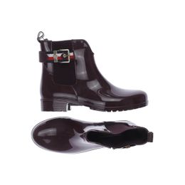 Tommy Hilfiger Damen Stiefelette, bordeaux, Gr. 40