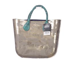 O bag Damen Handtasche, gold, Gr.