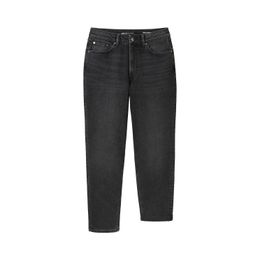 Tom Tailor Denim Damen Mom Fit Jeans, schwarz, Uni, Gr. 28