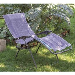 Frotteeauflage zu Relaxsesseln, blau (iroise) zu Lafuma Relaxsesseln