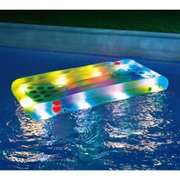 Bierpong Luftmatratze Aqua Glow mit LED-Funktion - Summer Waves