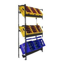 Simonrack Getränkekistenregal SIMONBOTTLE 3 8425437129612 anthrazit 100,0 x 30,0 x 180,0 cm