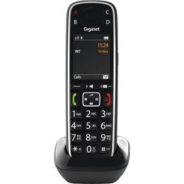 Gigaset E720HX DECT, GAP, Bluetooth® Schnurloses Telefon analog Babyphone, Bluetooth, Freisprechen, für Hörgeräte kompatibel, inkl. Mobilteil, Optische