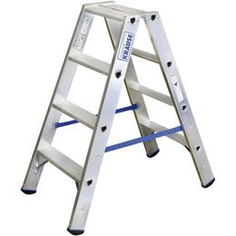 Krause 124722 Aluminium Treppe Arbeitshöhe (max.): 2.45 m Silber DIN EN 131 5.5 kg