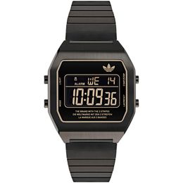 Digitaluhr adidas originals "DIGITAL TWO" Armbanduhren schwarz Damen Armbanduhr, Quarzuhr, Damenuhr, Herrenuhr