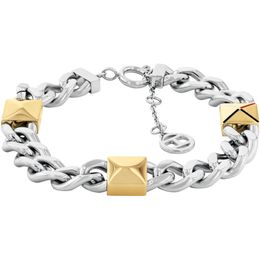 Armkette Tommy Hilfiger "GIANNA, 2780914" Armbänder Gr. Edelstahl, bunt (edelstahlfarben-gelbgoldfarben-weiß-blau-rot) Damen