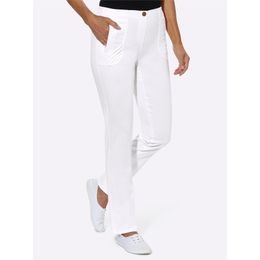 Schlupfjeans Classic Basics Gr. 38, Normalgrößen, weiß Damen Jeans