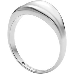 Fingerring Skagen "Schmuck Geschenk Edelstahl Ring Anja Pebble, SKJ1850040" Fingerringe Gr. 17, Edelstahl, silberfarben (edelstahlfarben) Damen