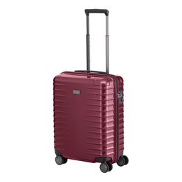 TITAN® Hartschalen-Trolley TITAN "LITRON, verschiedene Größen und Farben" Gr. B/H/T: 40cm x 55cm x 23cm, rot (kirschrot) Koffer Hartschalen-Koffer Made in Germany mit 10 Jahren Herstellergarantie