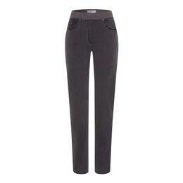 Bequeme Jeans RAPHAELA BY Brax "Style PAMINA TH" Gr. 48, Normalgrößen, grau (dunkelgrau) Damen Jeans