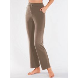 Homewearpants Plantier Gr. 20/21, Kurzgrößen, grau (taupe) Damen Hosen