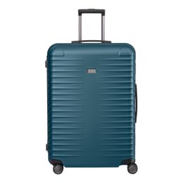 TITAN® Hartschalen-Trolley TITAN "LITRON Frame, verschiedene Größen und Farben, Safeplus-Verschluss" Gr. B/H/T: 40cm x 55cm x 23cm, blau (petrol) Koffer Hartschalen-Koffer Made in Germany mit 10 Jahren Herstellergarantie