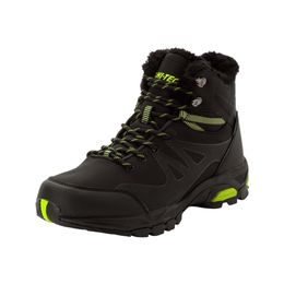 Winterboots Hi-Tec "Jackdaw WP Insulated", Damen, Gr. 41, schwarz (schwarz, lime), Synthetik, Textil, mehrfarbig, Schuhe, Snowboots, Winterstiefel, Winterschuhe, mit 200g Thinsulate Isolierung