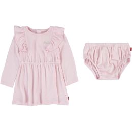 Jerseykleid LEVI'S KIDS Gr. 18M (86), N-Gr, bridal rose Baby Kleider mit passendem Slip im Set, for Girls