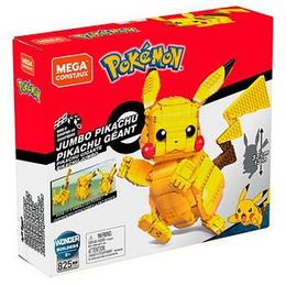 Mattel GAMES Mega Construx FVK81 Pokémon Jumbo Pikachu Bausatz