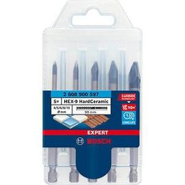 Bosch EXPERT HEX-9 HardCeramic Bohrer-Set, 5-teilig