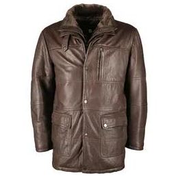 Lederjacke JCC "JCC-09-703" Gr. 58, braun (dark brown) Herren Jacken