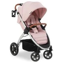 Kinder-Buggy hauck "Uptown" rosa (melange rose) Baby Kinderwagen mit schwenk- und feststellbaren Vorderrädern;