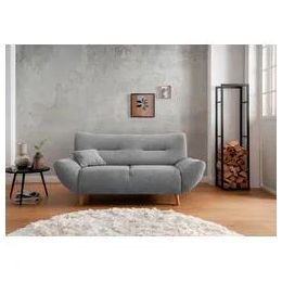 2-Sitzer Inosign "Drago" Sofas Gr. B/H/T: 173cm x 81cm x 90cm, Struktur, 2-Sitzer, silberfarben (silber) frei im Raum stellbar, versch. Stoffe, 3-, 2-Sitzer & Sessel verfügbar