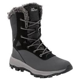 Outdoorwinterstiefel Jack Wolfskin "EVERQUEST TEXAPORE SNOW HIGH W" Gr. 39, schwarz (phantom-black) Damen Schuhe Winterboots, Snowboots, Winterschuhe, wasserdicht, gefüttert