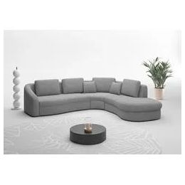 Sit & More Ecksofa SIT & MORE "Jazz L-Form", grau, B:303cm H:88cm T:274cm, 100% Polyester, Sofas, In weiteren Größen erhältlich