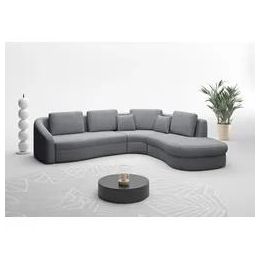 Sit & More Ecksofa SIT & MORE "Jazz L-Form", grau (stone), B:303cm H:88cm T:274cm, 100% Polyester, Sofas, In weiteren Größen erhältlich
