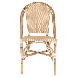 Jan Kurtz Esszimmerstuhl JANKURTZ, braun (cappuccino, rattan natur), B:47,5cm H:87cm T:55cm, Rattan, Kunststoff, Stühle