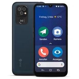 Doro Smartphone "8200 Secure" Mobiltelefone blau (dunkelblau)