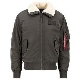 Bomberjacke Alpha Industries "Alpha Industries Men - Bomber Jackets B15-3 TT" Gr. L, schwarz (schwarz olive) Herren Jacken