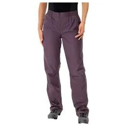 Regenhose Vaude "Women's Drop Pants II" Gr. 40, N-Gr, lila (blackberry) Hosen