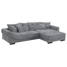 Ecksofa Inosign "Diwan II, L-Form" Sofas Gr. B/H/T: 334cm x 67cm x 207cm, Soft clean, mega-Recamiere rechts, grau (novaclean avanti 1 stone) Wahlweise mit Kaltschaumpolsterung bis 140 kg belastbar