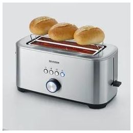 Severin Toaster "AT 2621" gebürstet / silber