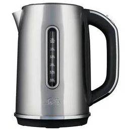 Solis OF SWITZERLAND Wasserkocher "Flexi Temp Kettle(Typ 5519)" Digitaler Wasserkocher, Edelstahl silberfarben (silber)