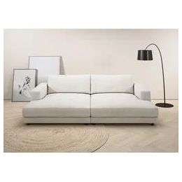 Loungesofa Places of Style "Enisa, B/T/H: 290/170/85 cm" Sofas Gr. B/H/T: 290cm x 85cm x 170cm, Feincord, weiß Zeitloses und stylisches Loungemöbel, Mega-Sofa, Big-Sofa XXL