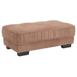 Hockerbank INOSIGN "Diwan II DuraFlex", beige (novaclean avanti 6 taupe), B:128cm H:46cm T:67cm, Novaclean Avanti (100% Polyester), Hocker, Hochwertige DuraFlex-Kaltschaumpolsterung, bis 140 kg belastbar