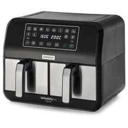 Kenwood Heissluftfritteuse "HFM20.000MB" Fritteusen schwarz (schwarz/silber)