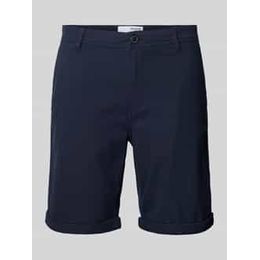 Selected Homme Slim Fit Bermudas in unifarbenem Design Modell 'LUTON'