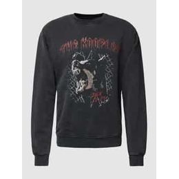 THE KOOPLES Sweatshirt mit Label-Motiv-Print