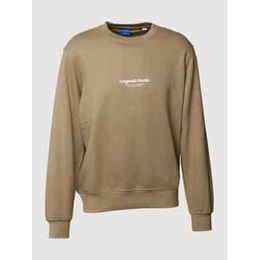 Jack & Jones Sweatshirt mit Label-Print Modell 'VESTERBRO'