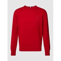 Tommy Hilfiger Strickpullover mit Label-Stitching