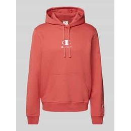 Champion Hoodie mit Label-Stitching